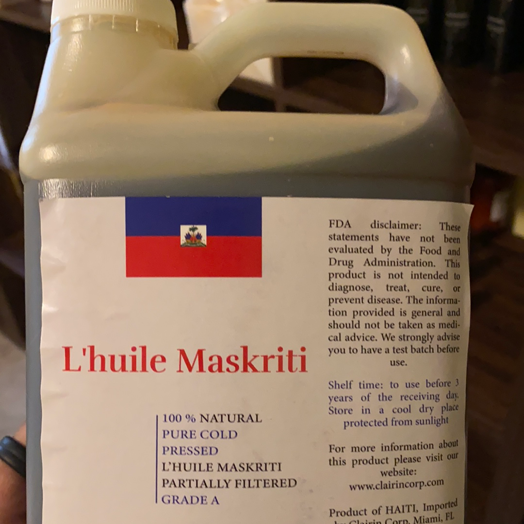 L’Huile maskreti – CHARCOAL COCO LLC